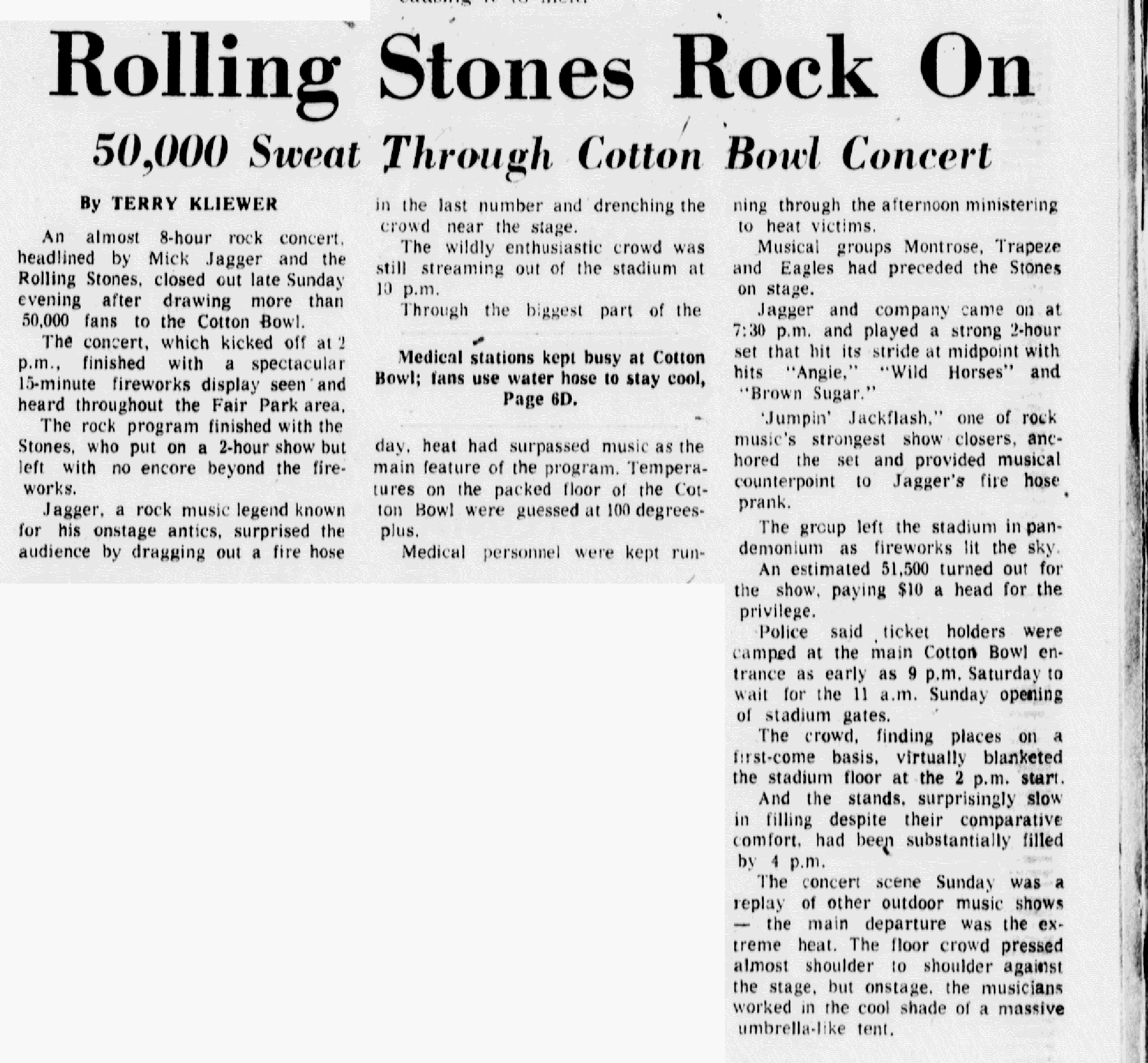 Dallas Morning News, July 7, 1975