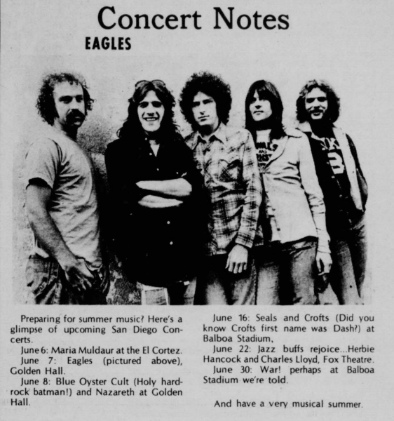 Photo Archive: Eagles by Henry Diltz, early 1974 - Randy Meisner: A ...