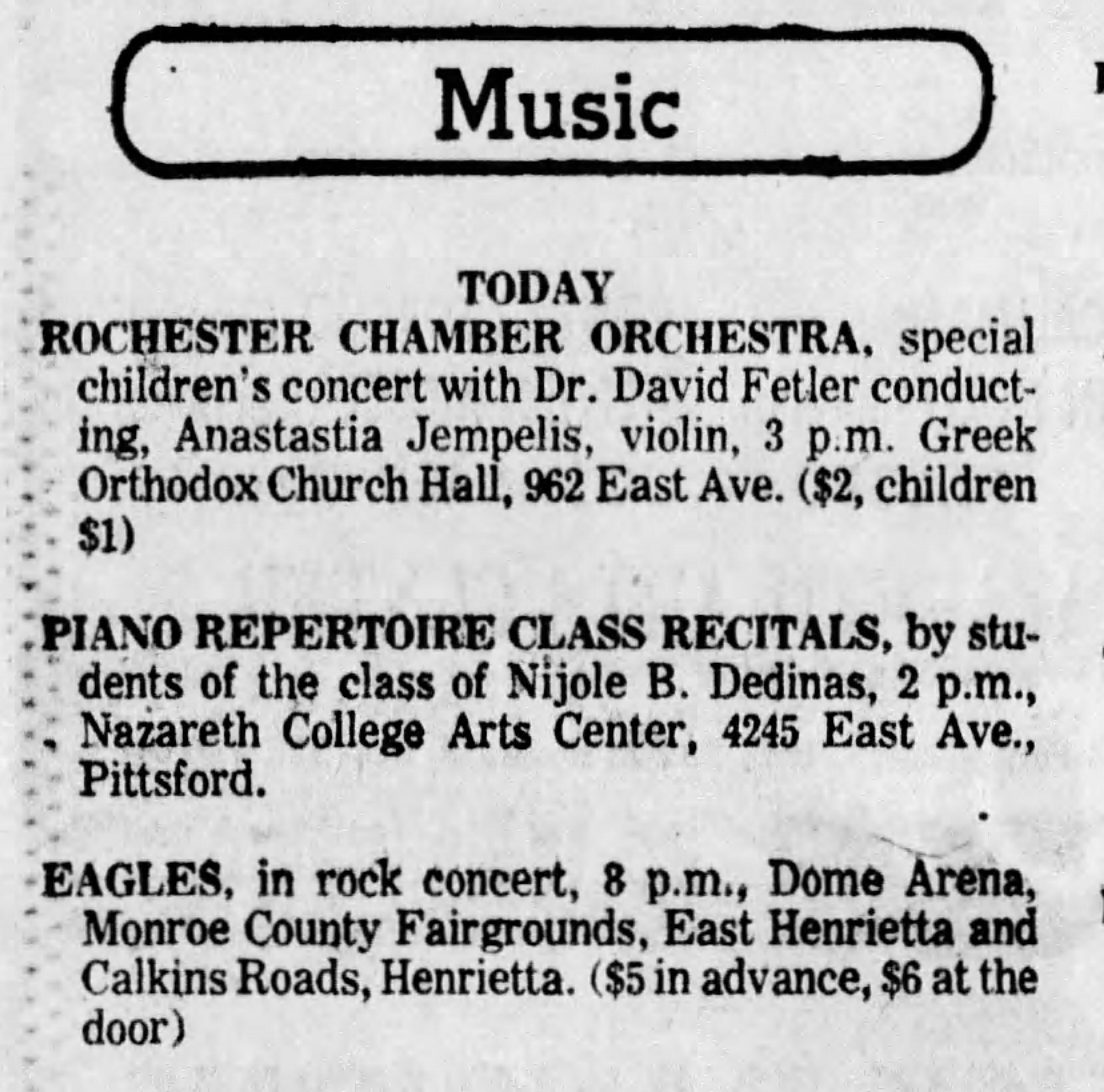 Rochester Democrat and Chronicle Sun, May 19,1974