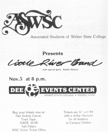 Weber State University Signpost, November 5, 1982