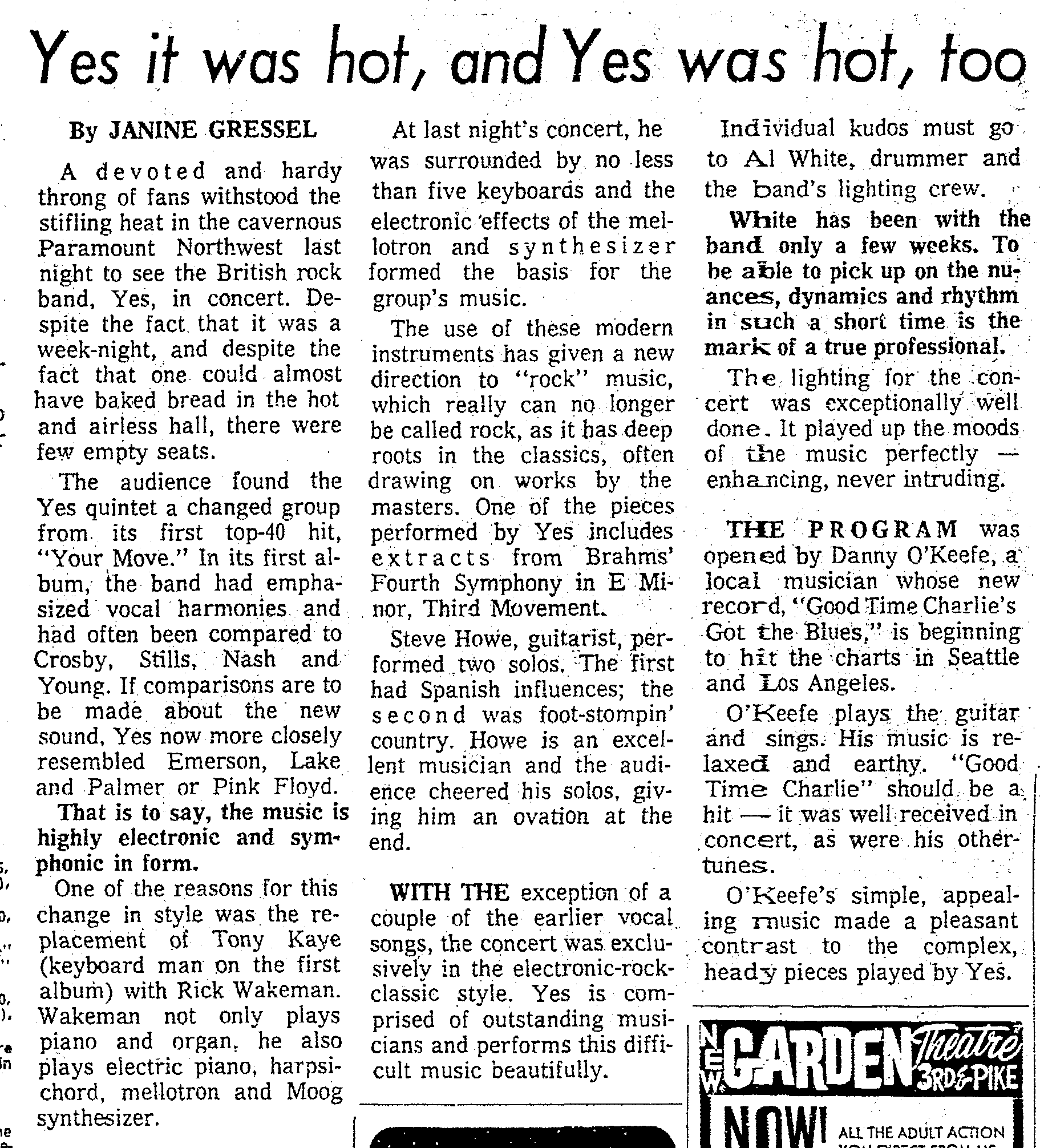 Seattle Daily Times, August 9, 1972