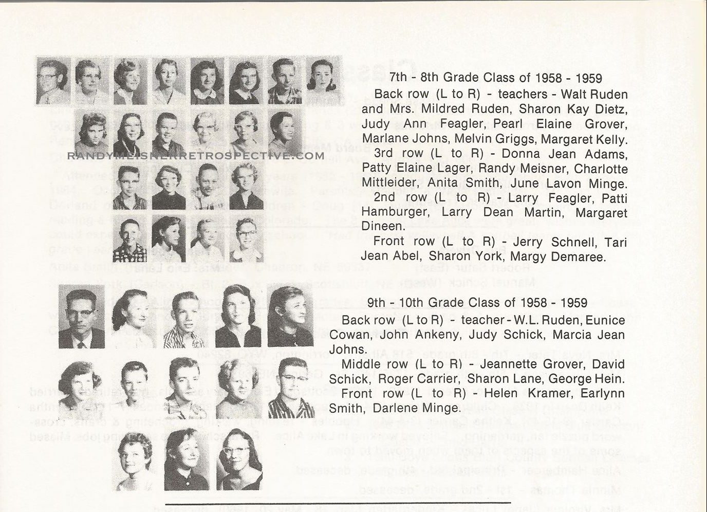 lake alice years 1959 graduating class