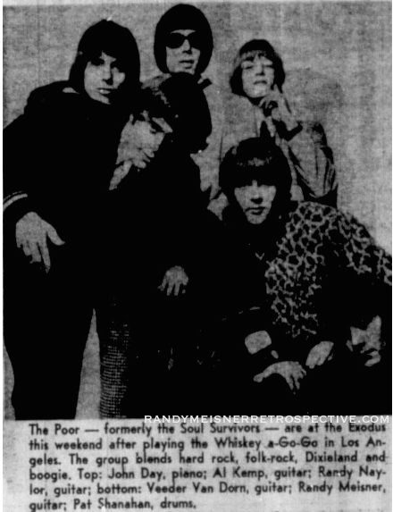 The Poor – The Exodus Club, Denver, CO, December 17, 1966